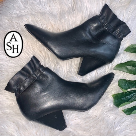 Ash | Shoes | Ash Pointy Scrunched Top Leather Ankle Boots | Poshmark